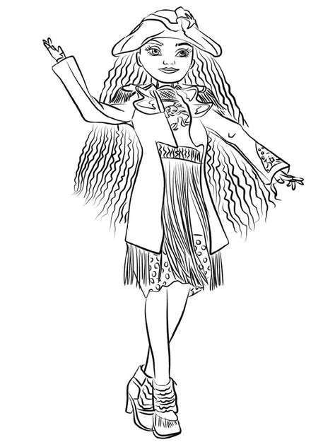 Desenhos De Descendentes Para Colorir Pintar E Imprimir