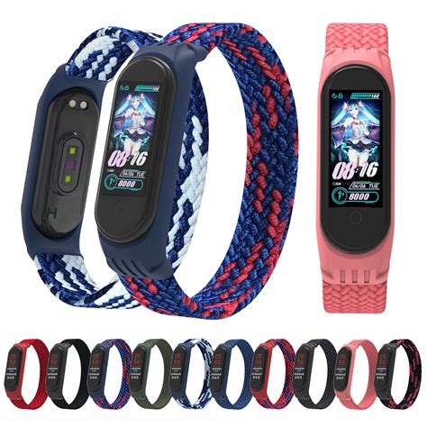 SUNSKY สำหรบ Xiaomi Mi Band 5 4 3 Huami Lap Lap Onars TPU Strap