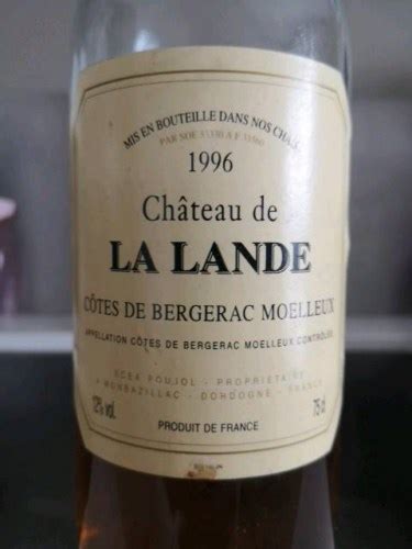 Ch de la Lande Côtes de Bergerac Moelleux Vivino Australia