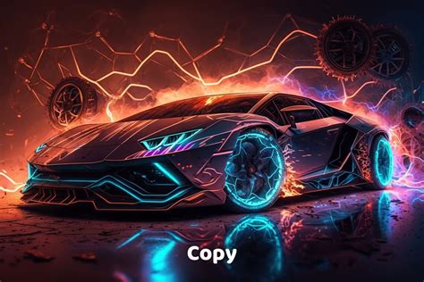 Lamborghini Ai Printable Ai Generated Car Art Print Lamborghini Wall