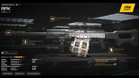 Best RPK Loadout In Warzone Season 5 JAK Cataclysm Build ONE Esports