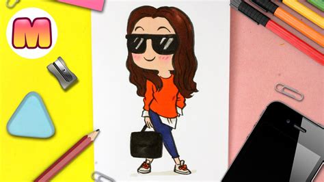 Como Dibujar Una Chica Kawaii Dibujos Kawaii Faciles Como Dibujar