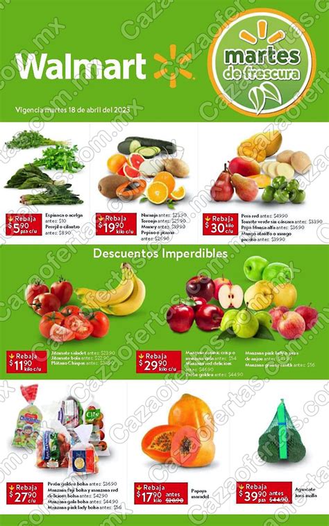 Ofertas Martes De Frescura Walmart 18 De Abril 2023