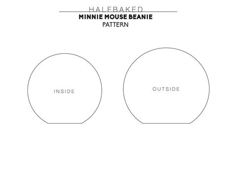 Printable Diy Disney Ears Template