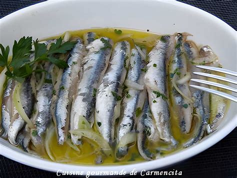 Recette d Anchois marinés par Carmen