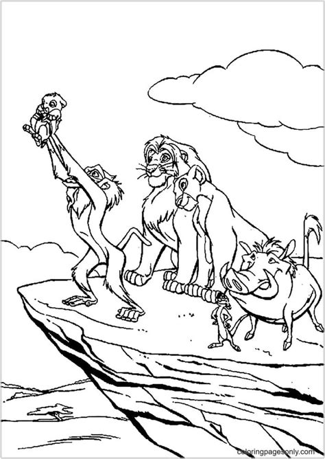 Disegni Da Colorare Leone Simba Disegni Da Colorare Il Re Leone