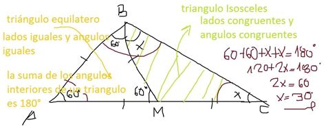 En un triángulo ABC se traza la mediana BM tal que AC 2x 10 cm y AM
