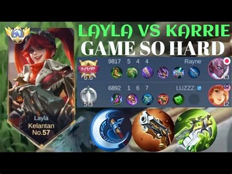 LAYLA VS KARRIE VS GUINEVERE BUILD ONE SHOT ENEMY DELETE GAME SO HARD