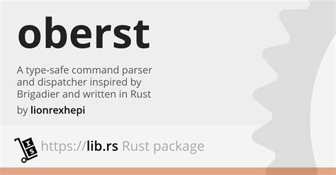 Oberst Rust Library Lib Rs