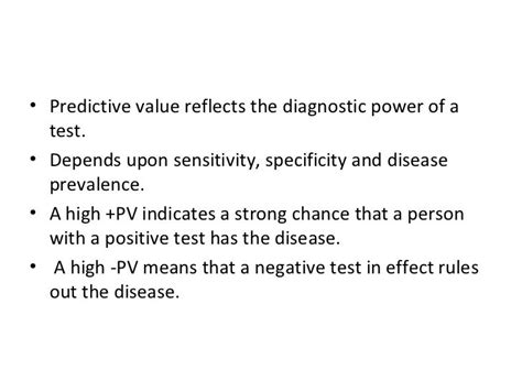 predictive value and likelihood ratio
