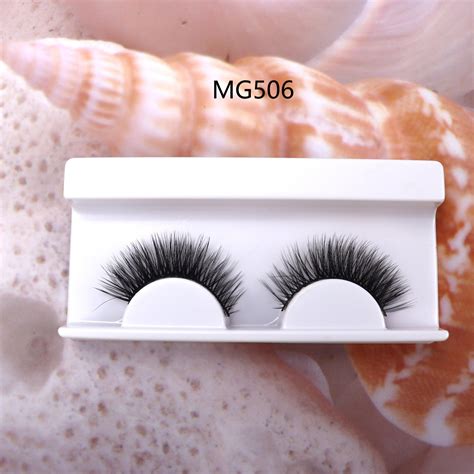 Natural Look Fake Eyelashes D Super Fluffy Wispy Faux Mink Lashes