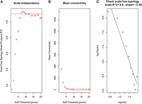 determination of soft thresholding power in the wgcna a analysis of download scientific