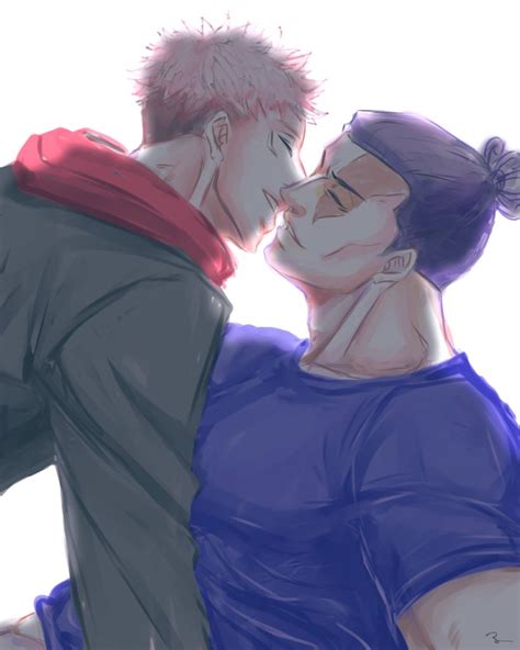Itadori Yuuji And Toudou Aoi Jujutsu Kaisen Drawn By Ruu Ruuu