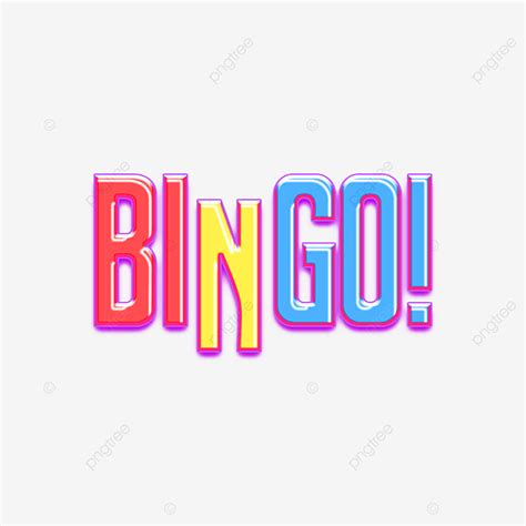 Bingo Lotería Palabra Arte Png PNG Juegos De Bingo Bingo Png Psd