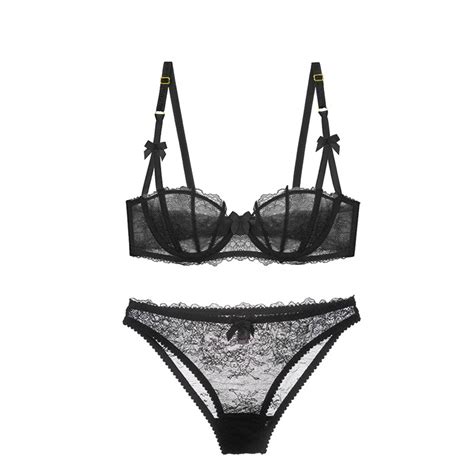 Dropshipping Varsbaby Women Ultra Thin Transparent Underwear Sexy Lace