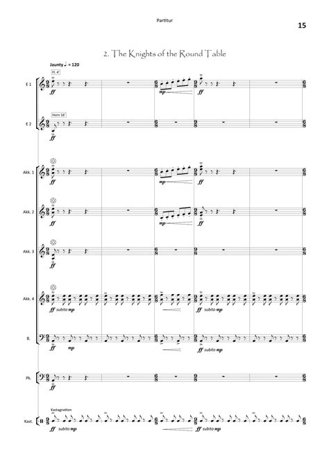The Legend Of King Arthur Watson Akkordeon Orchester