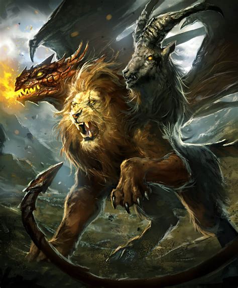 Chimère De La Mythologie Grecque