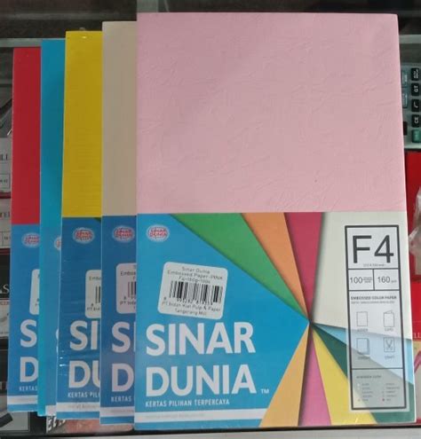 Kertas Buffalo F Warna Biru Pak Siplah