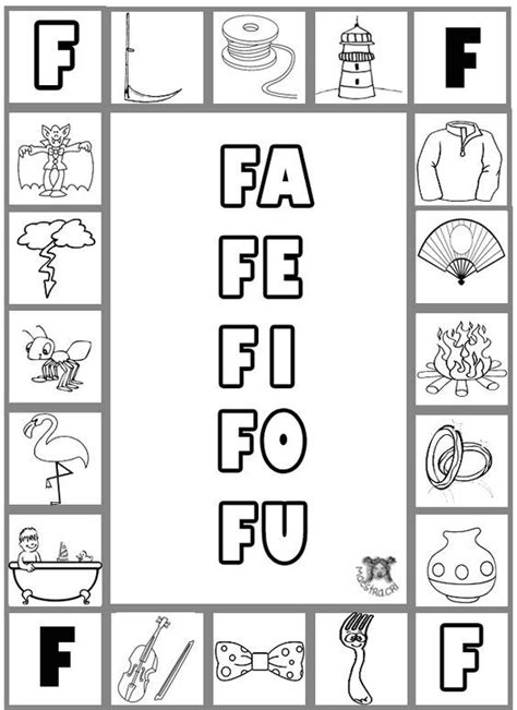 SÍLABAS Fa Fe Fi Fo Fu para as aulas de alfabetização Belas Dicas