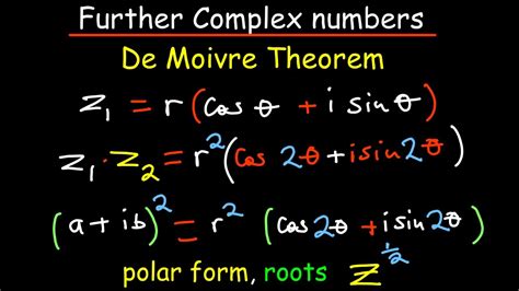 de moivre s theorem polar form and nth roots further complex numbers youtube