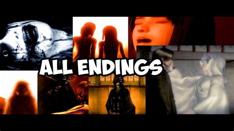 Fatal Frame Maiden Of Black Water All 8 Endings Miu Hinasaki Ren Hojo