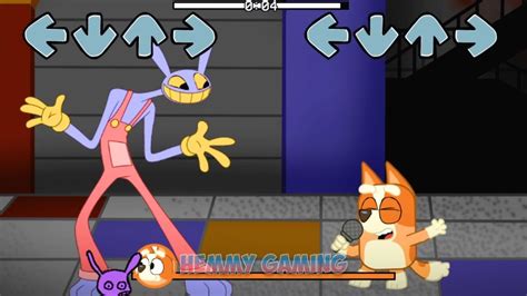 Fnf New Amazing Digital Circus V Vs Bluey Bingo Mackenzie Sings