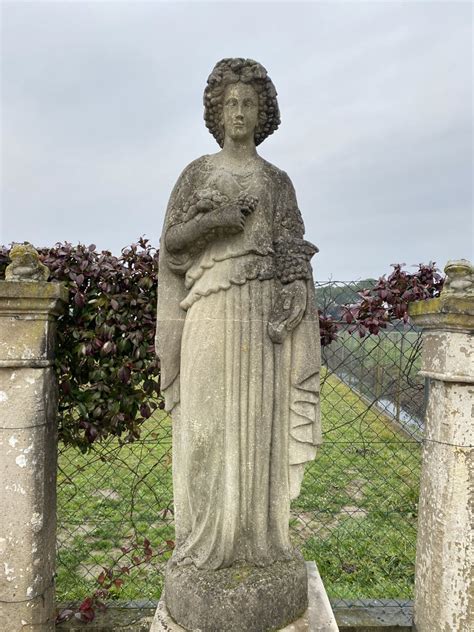Proantic Statue De Jardin En Pierre Du Début Des Années 1900
