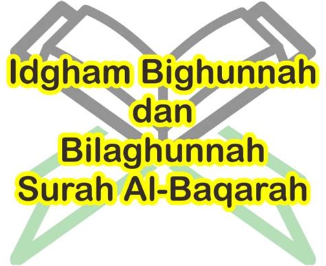 Contoh Bacaan Idgham Bighunnah Di Al Quran Ujian