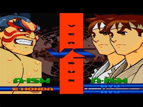 E Honda Vs Ryu S Dramatic Battle Hardest Street Fighter Alpha Max