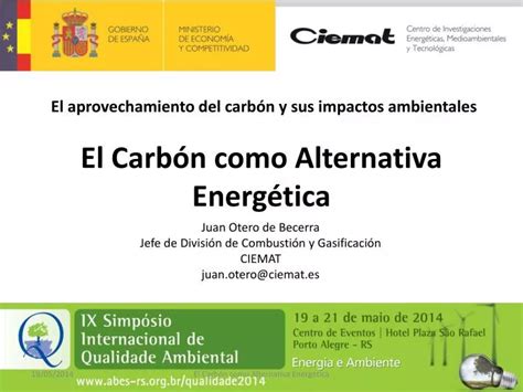 PPT El Carbón como Alternativa Energética PowerPoint Presentation