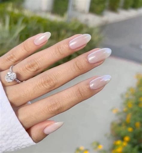 27 Glazed Donut Nails Trend Subtle Sheer Glossy Nails