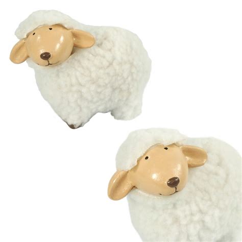 Baranek Owieczka Owca Ceramiczna 9 Cm Figurka Ozdoba Wielkanocna