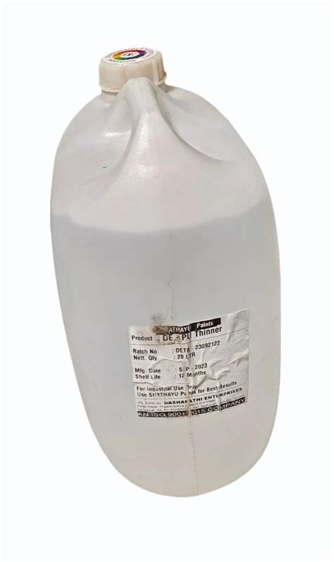DE PU Paint Thinner For Cellulose Based Paints Packaging Size 20L At