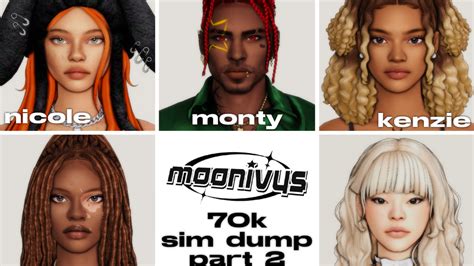 Moonivys Gshade Preset Moonivys In 2024 Sims Sims Hair The
