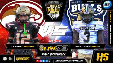 Coconut Creek Cougars Vs West Boca Bulls YouTube