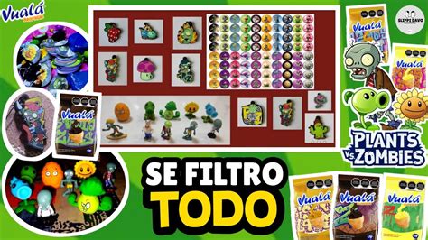 La Colección COMPLETA de PLANTAS VS ZOMBIES de Vualá Sorpresa se FILTRO