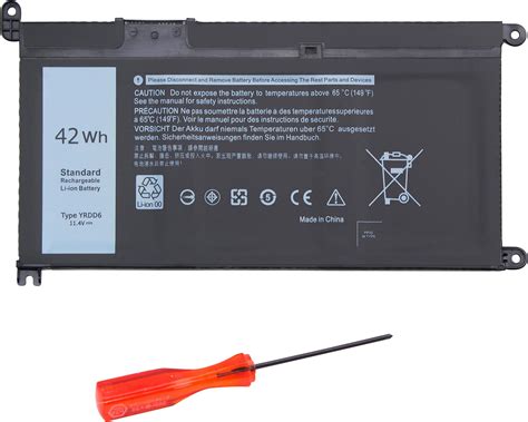 Amazon 42Wh YRDD6 Battery For Dell Inspiron 15 3000 Series 3582