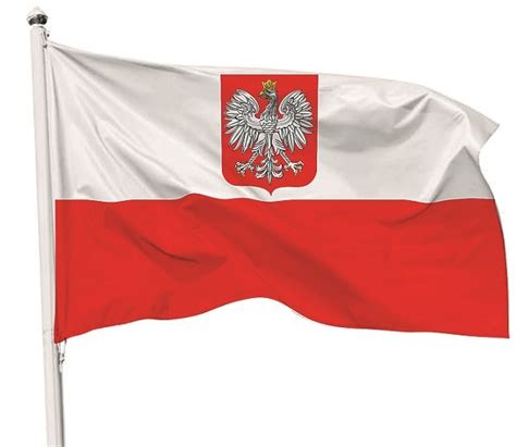 MASZT 150x90 cm Flaga Polski z Godłem PRODUCENT Siedlec Kup teraz