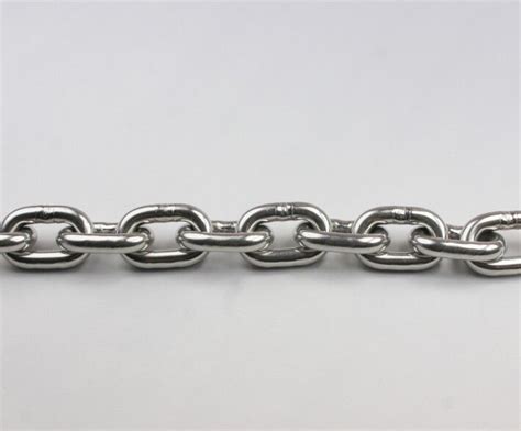 Edelstahlkette Schaukelkette 5mm Kurzgliedrig Gem DIN 766 Rostfrei Ab