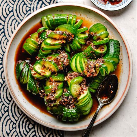 Spicy Cucumber Salad Chinese Style Easy I Heart Umami