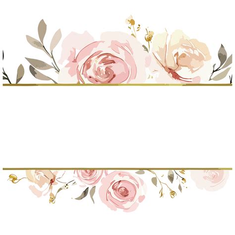 Flower Border Transparent Background 24758664 PNG