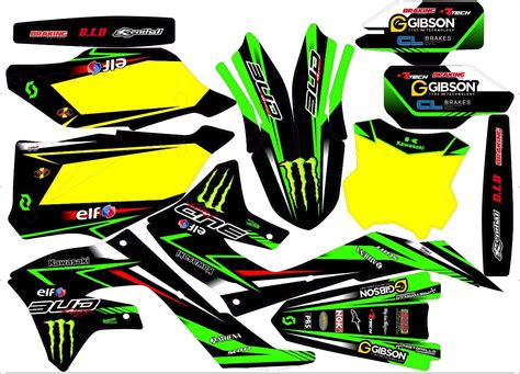 Kit déco Semi perso Kawasaki KXF 250 2009 2024 Rd2shop