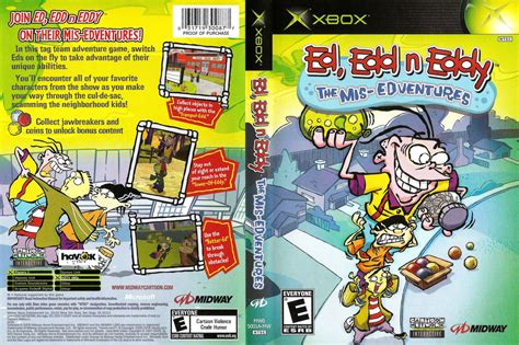 Ed Edd N Eddy The Mis Edventures Xbox Original Videogamex