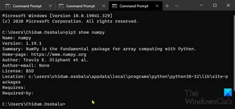 How To Install Numpy Using Pip On Windows 1110