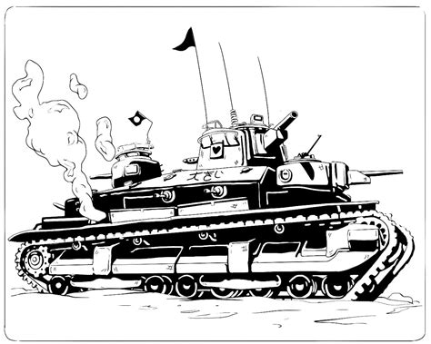 Dibujos De Tanques Para Colorear 100 Dibujos Para Colorear
