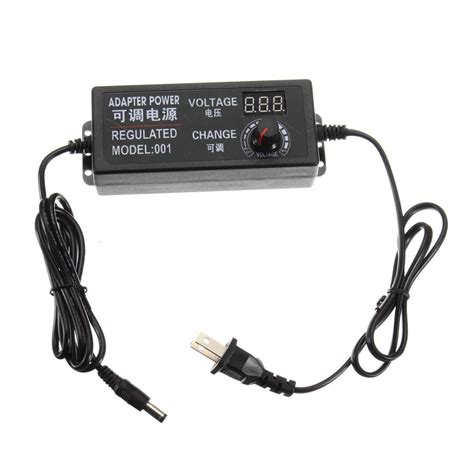 Chargeur de batterie Alimentation réglable ca à cc adaptateur universel
