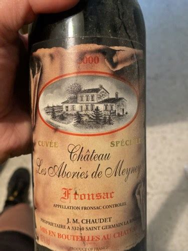 Château Les Abories de Meyney Cuvée Spéciale Fronsac Vivino US