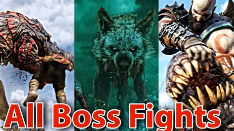 God Of War Ragnarok All Bosses Boss Fights K Fps Youtube