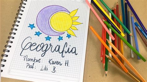 Portadas De Geograf A F Ciles Para Imprimir Secundaria