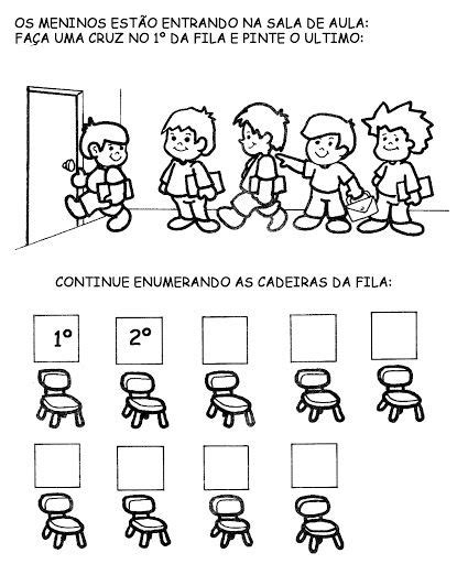 N Meros Ordinais Atividades Numerais Atividades De Matem Tica